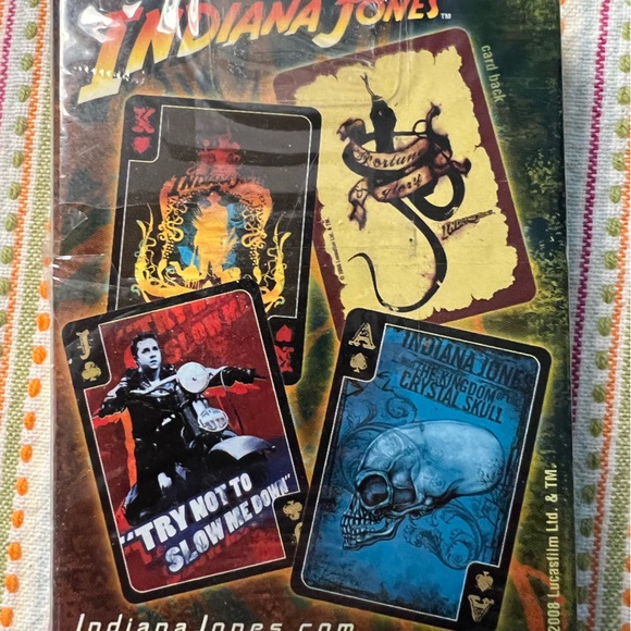 Other | Rare Collectible Indiana Jones Playing Cards Still In Packaging ...